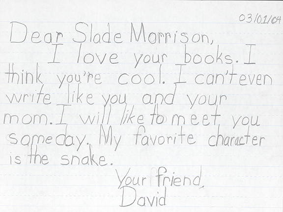 Dear Mr. Morrison… | Pop Goes the Page